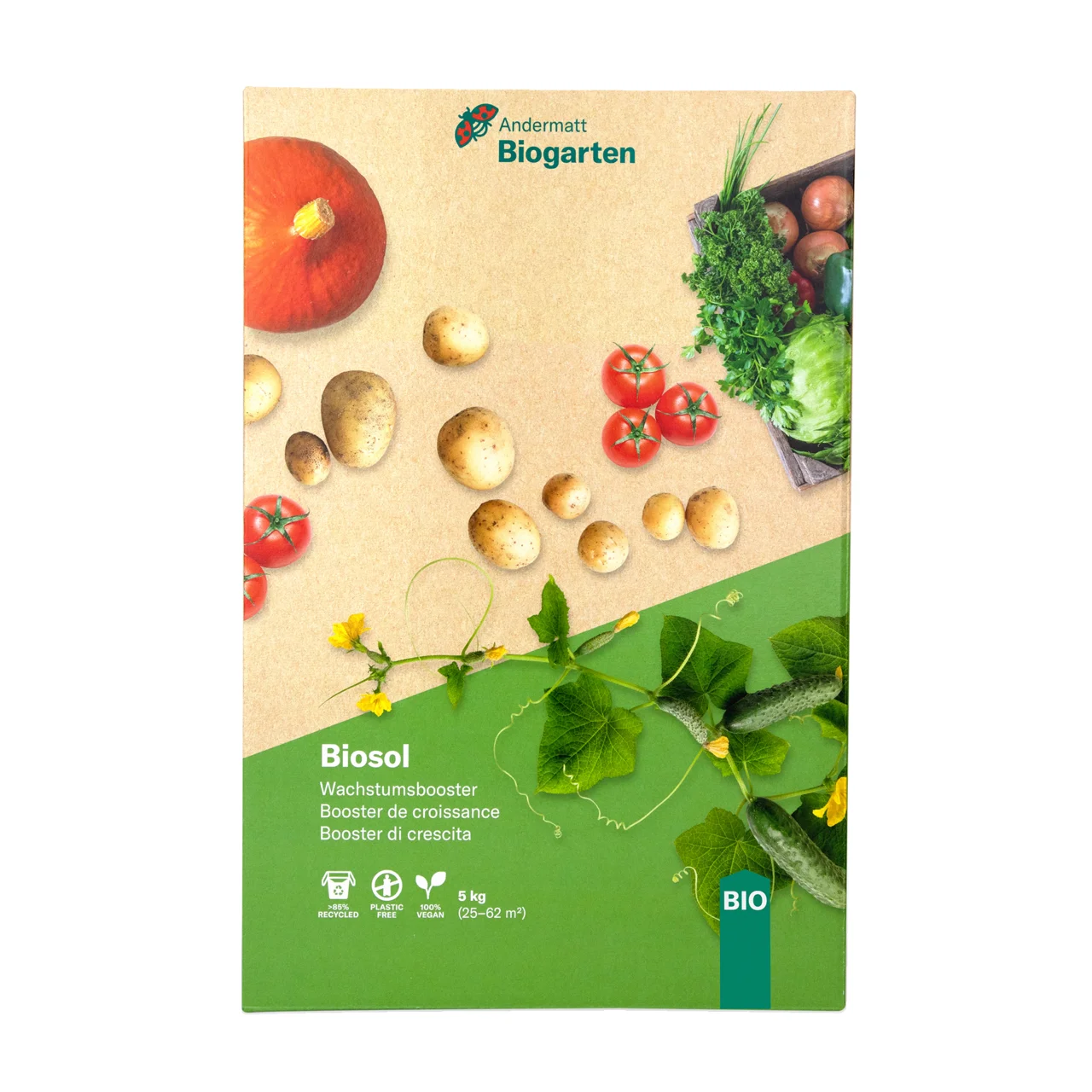 Biologischer Universaldünger Biosol – Veganer Bio-Dünger